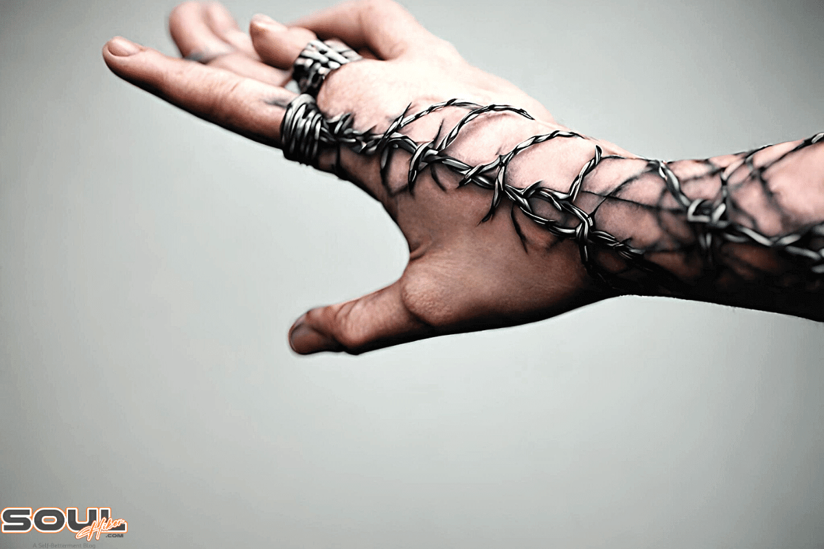 Barbed Wire Tattoo Meaning - Soul Hiker